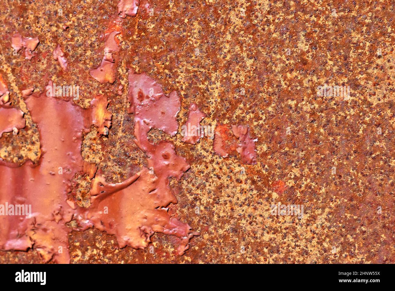 Detailed close up surface of rusty metal and steel with lots of ...