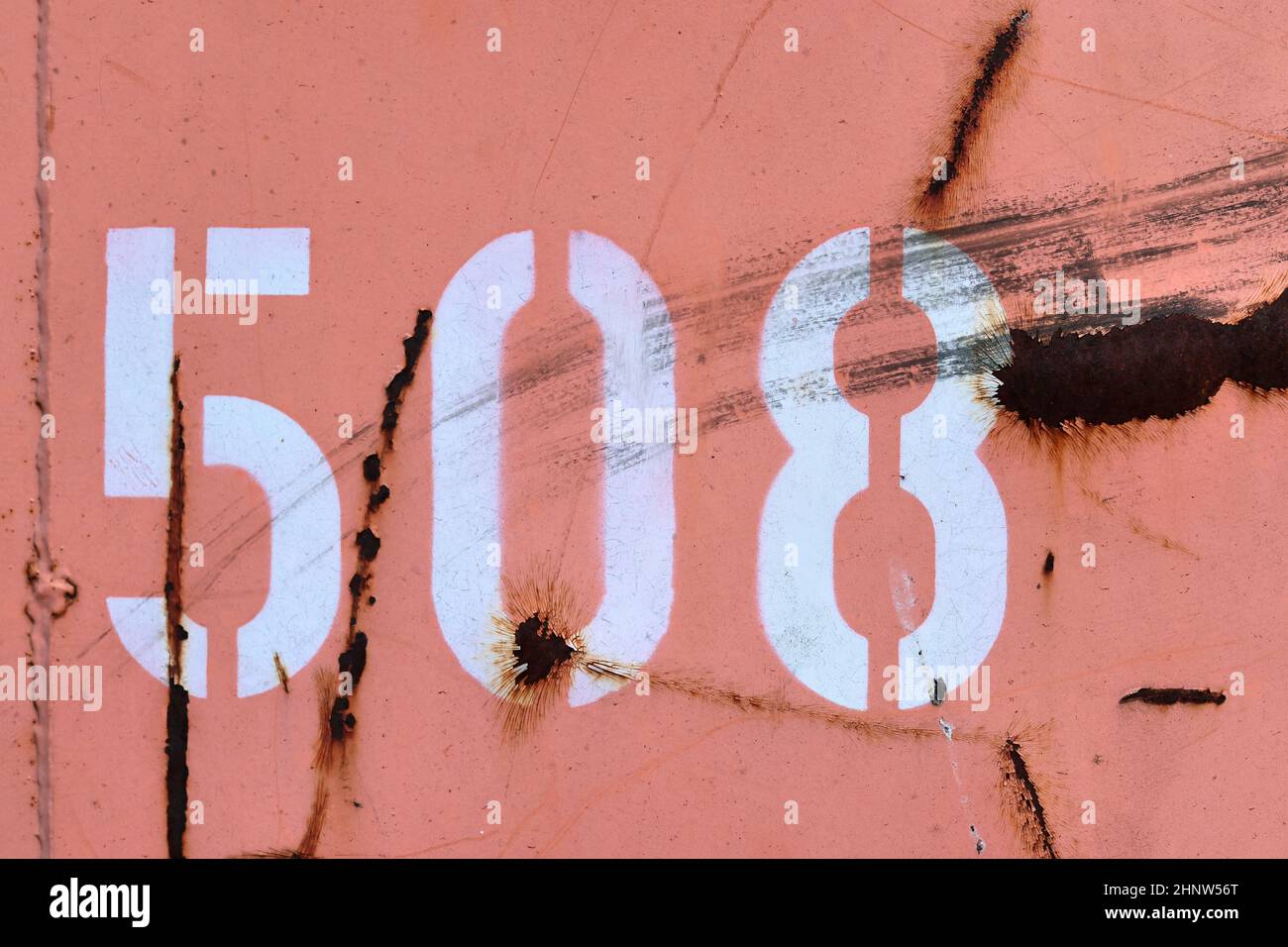 Detailed close up surface of rusty metal and steel with lots of ...
