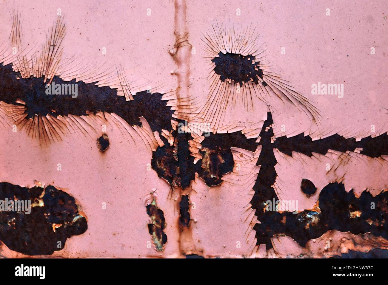 Detailed close up surface of rusty metal and steel with lots of ...
