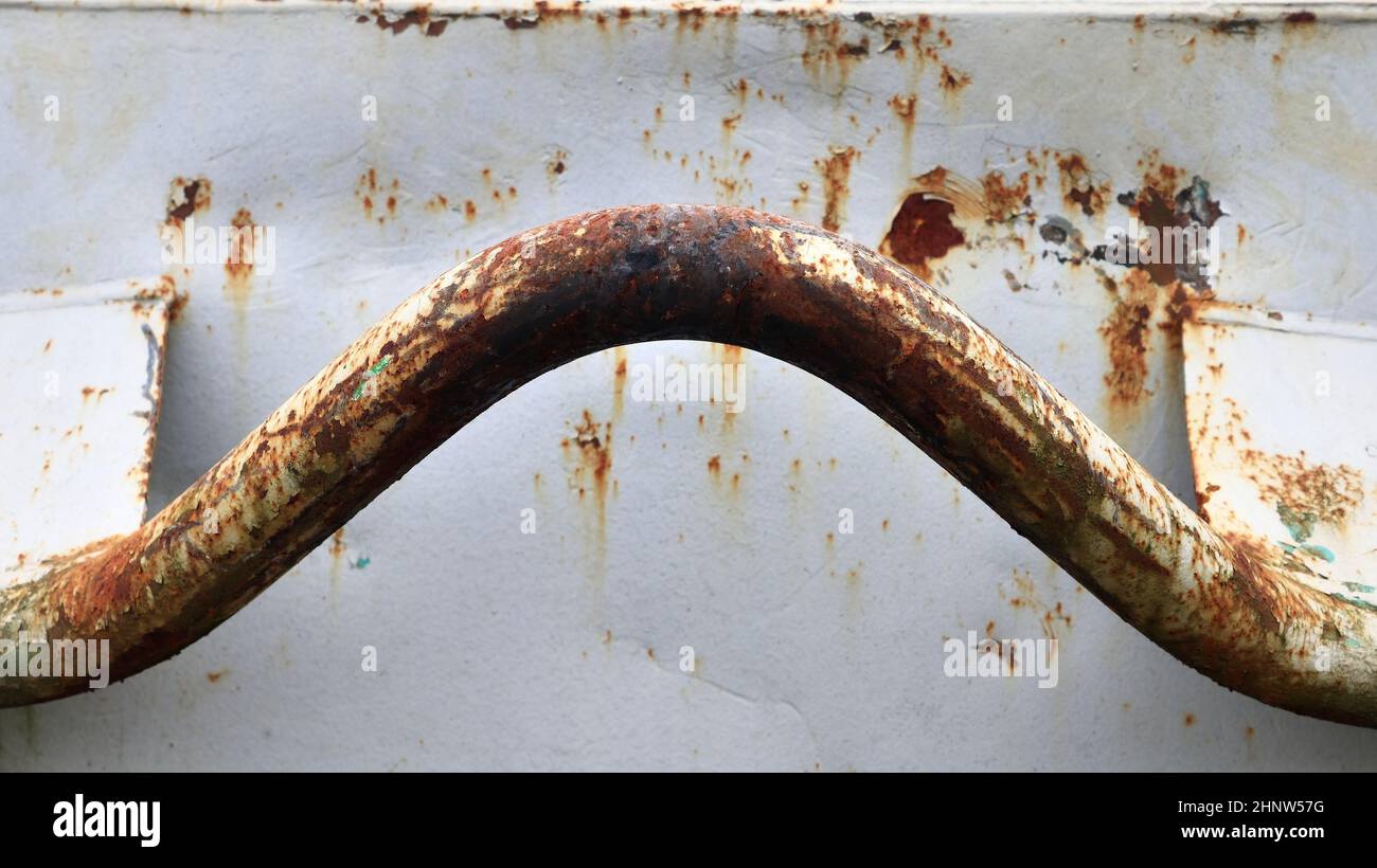 Detailed close up surface of rusty metal and steel with lots of ...