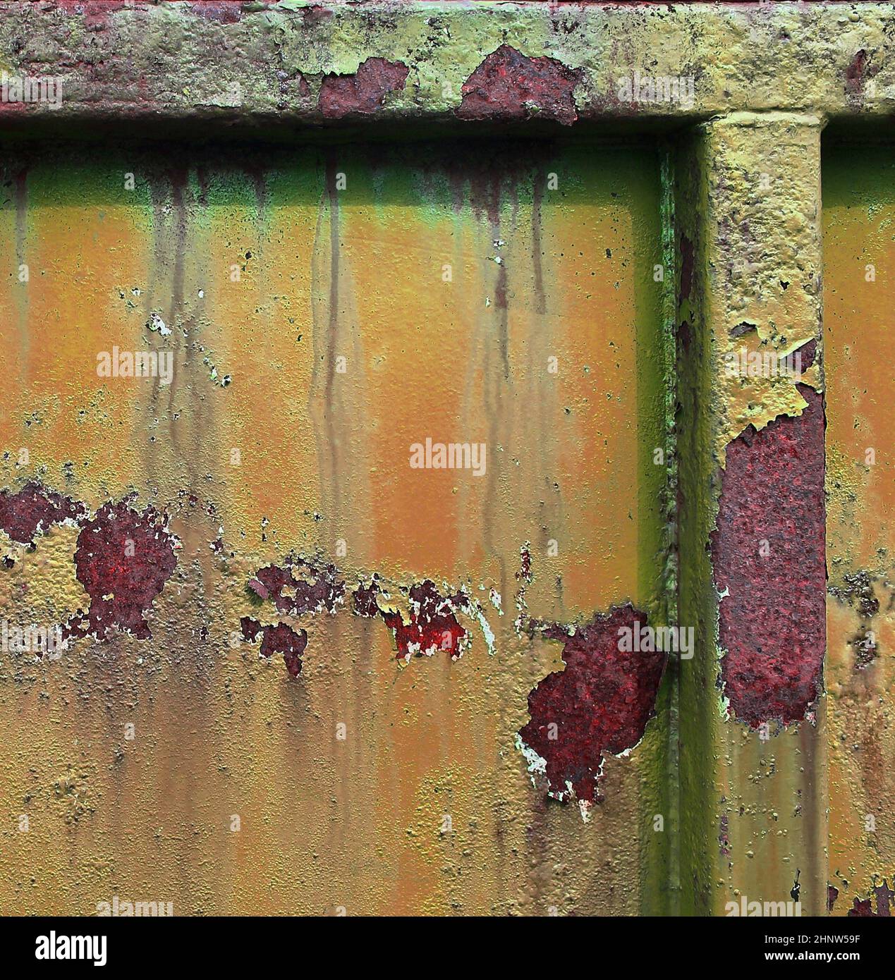 Detailed close up surface of rusty metal and steel with lots of ...