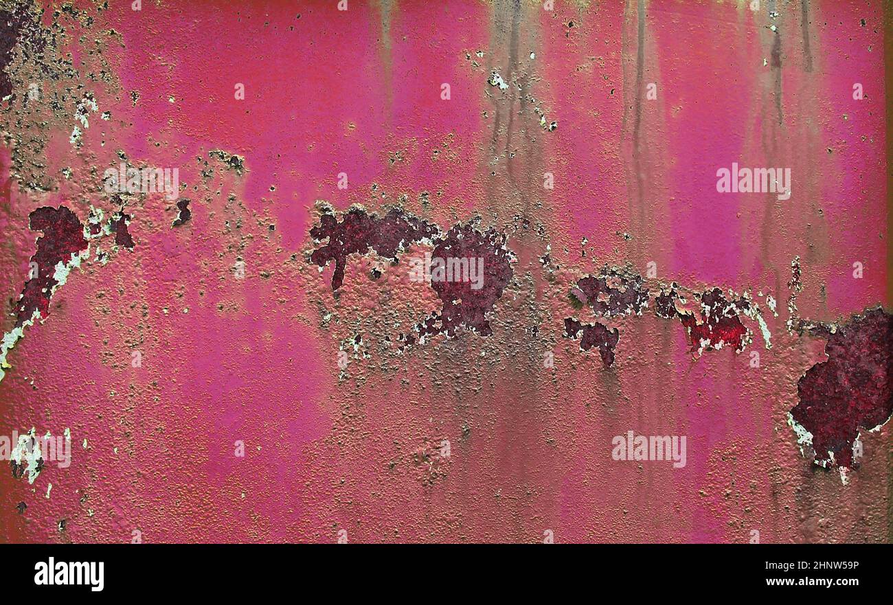 Detailed close up surface of rusty metal and steel with lots of ...