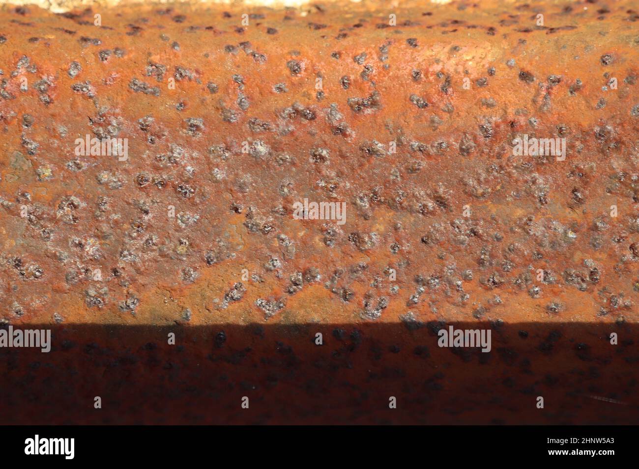 Detailed close up surface of rusty metal and steel with lots of ...