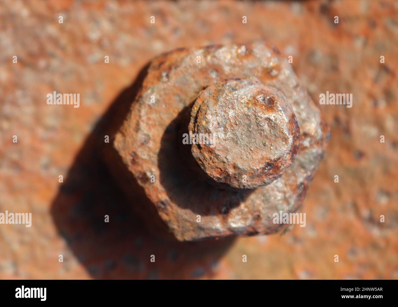 Detailed close up surface of rusty metal and steel with lots of ...
