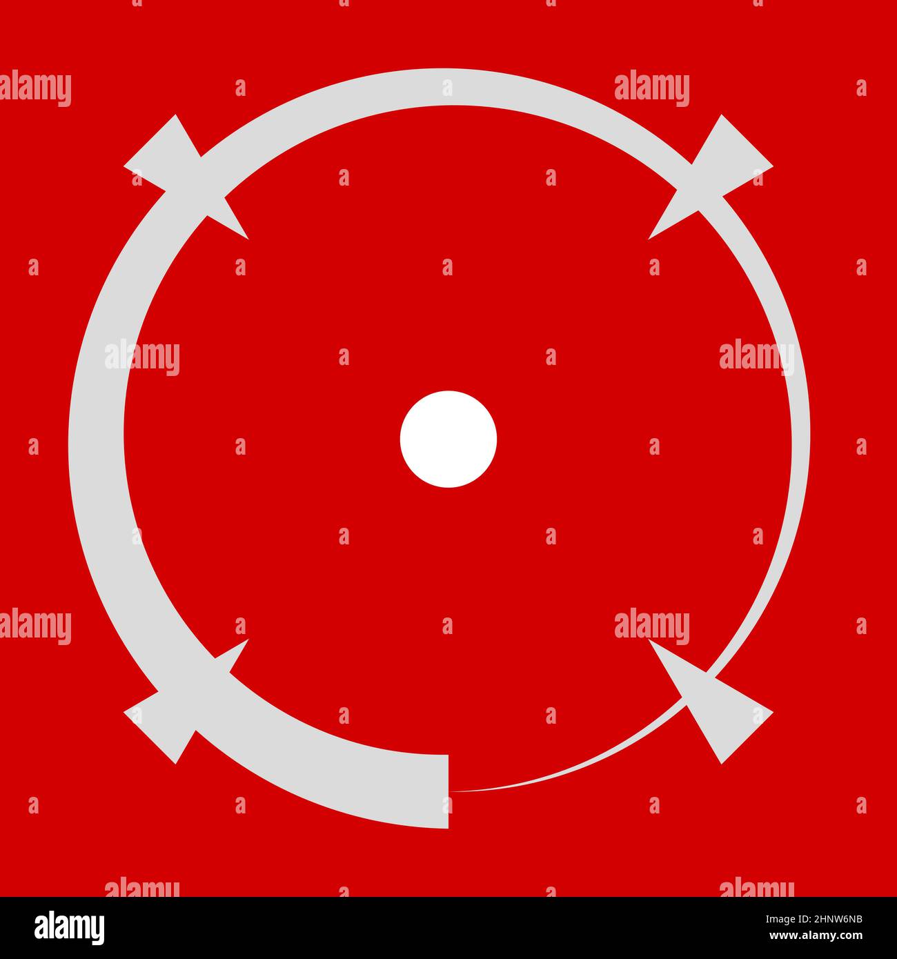 Crosshair, target mark, reticule icon, symbol - stock vector ...