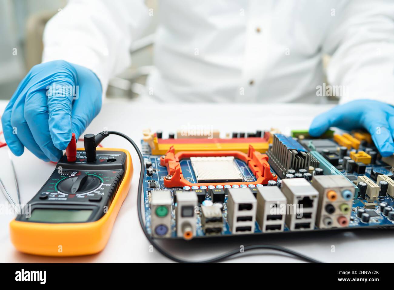 Multimeter with main board, maintenance, repairing and checking ...