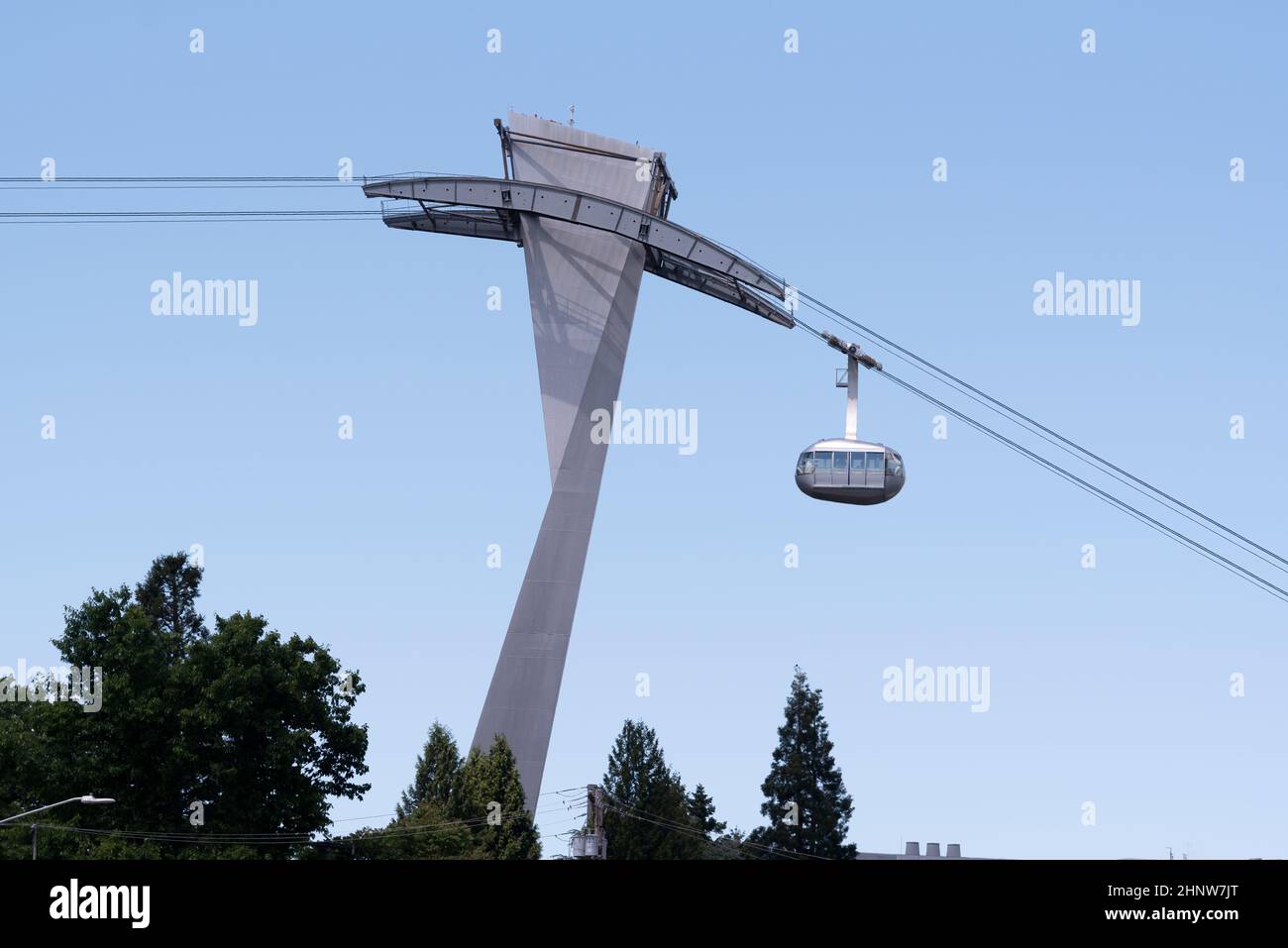Portland Aerial Tram, Portland, Oregon Stock Photo - Alamy
