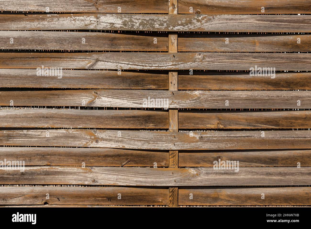 braided wood in detail of a fence Stock Photo - Alamy