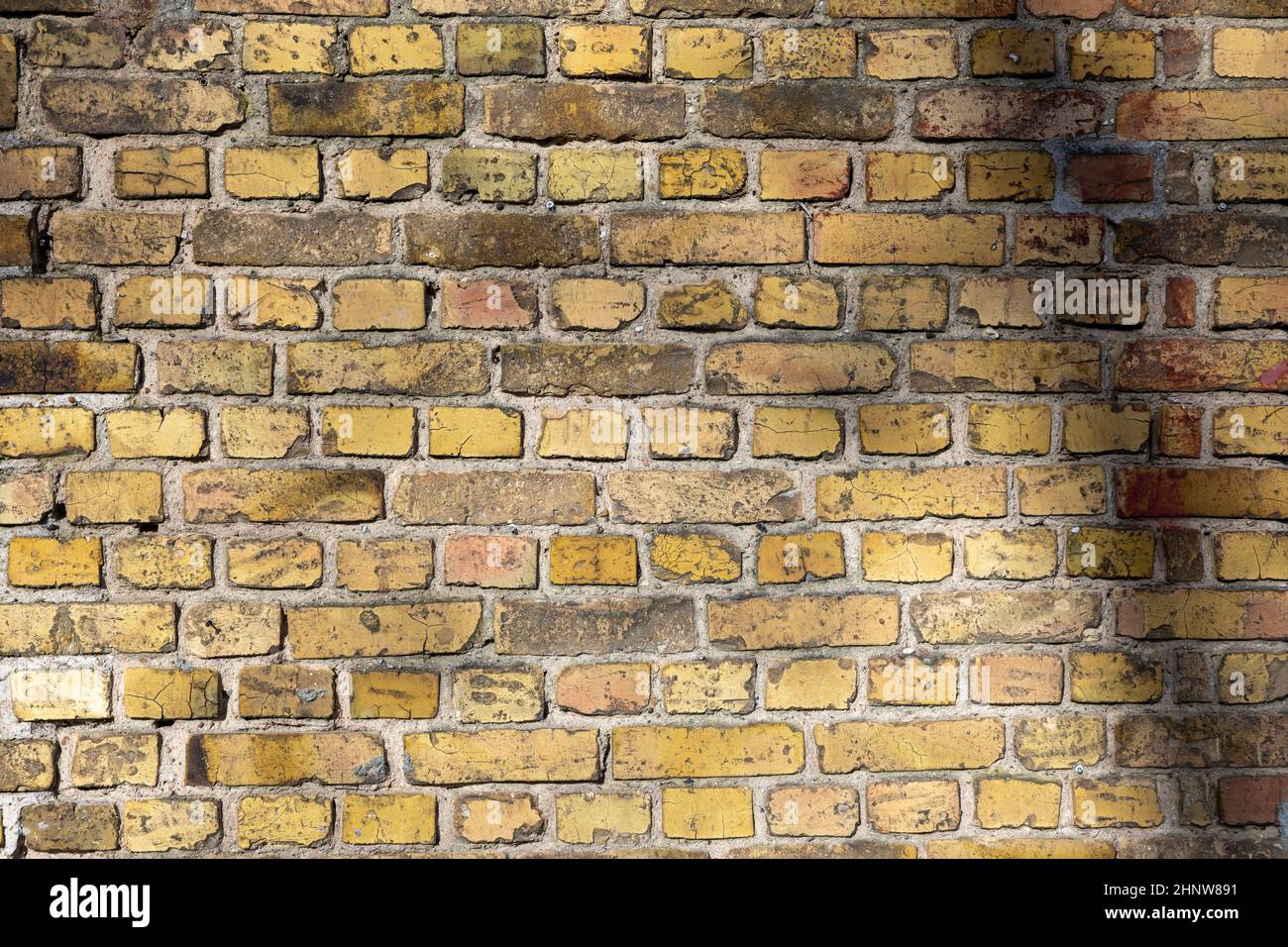 detail of old rotten brick wall in harmonic pattern Stock Photo - Alamy