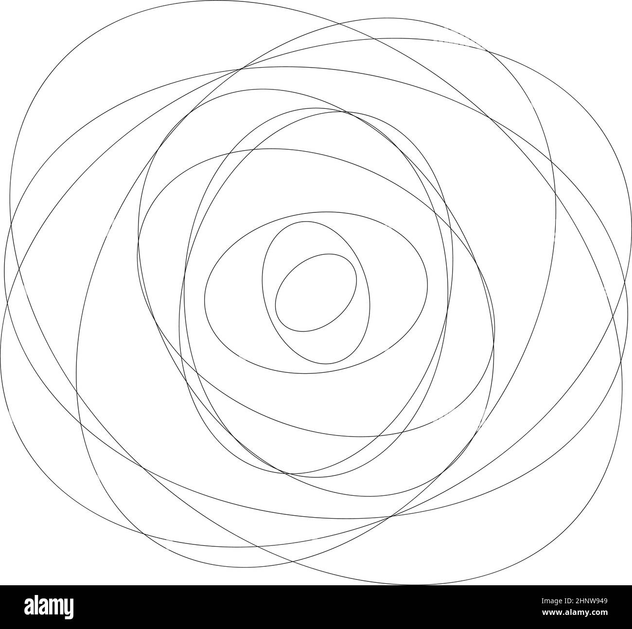 Abstract random circles geometric circular element - stock vector ...