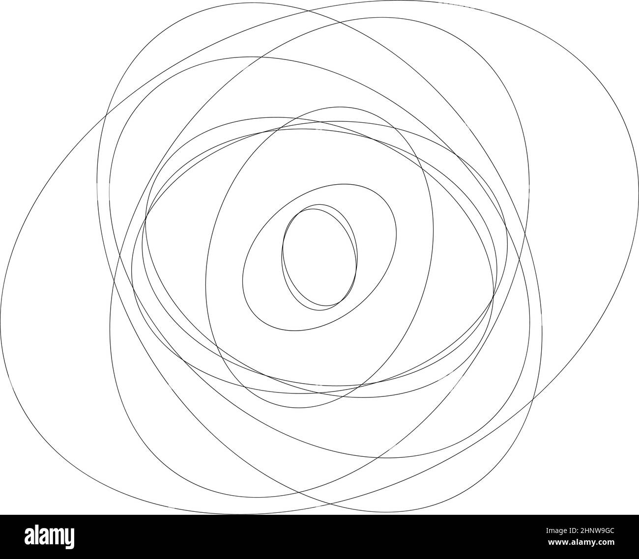 Abstract random circles geometric circular element - stock vector ...