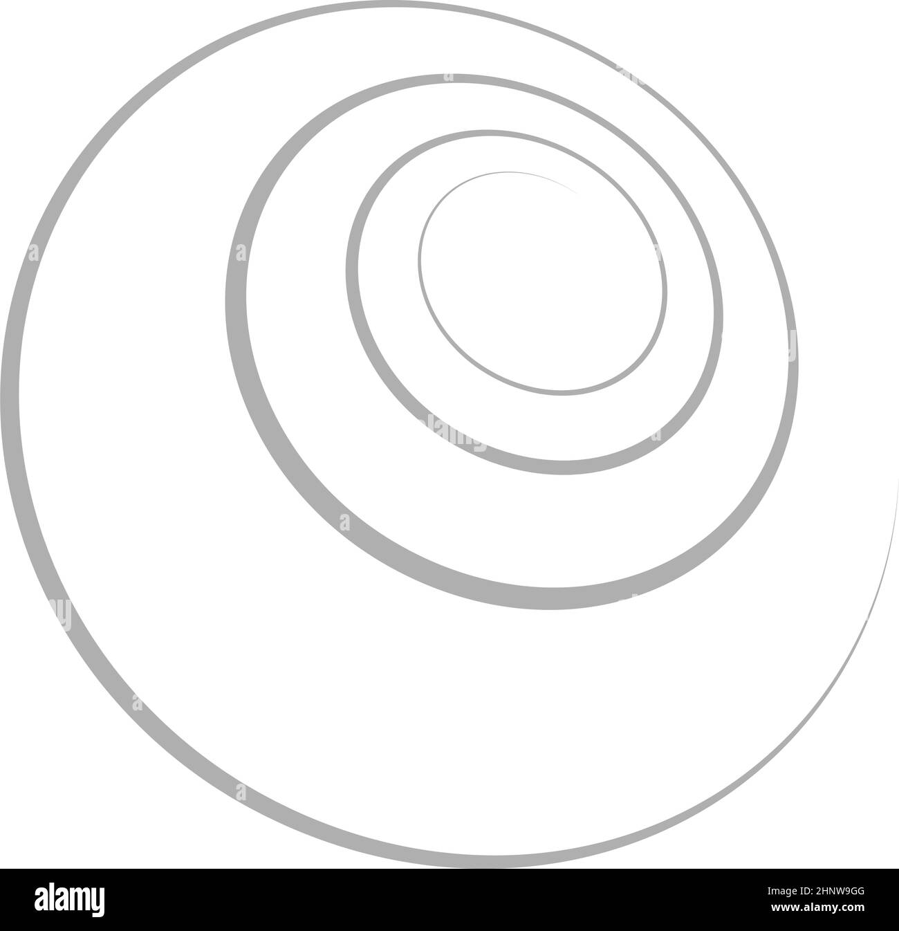 Spire, spiral, twirl and swirl vector design element - stock vector ...