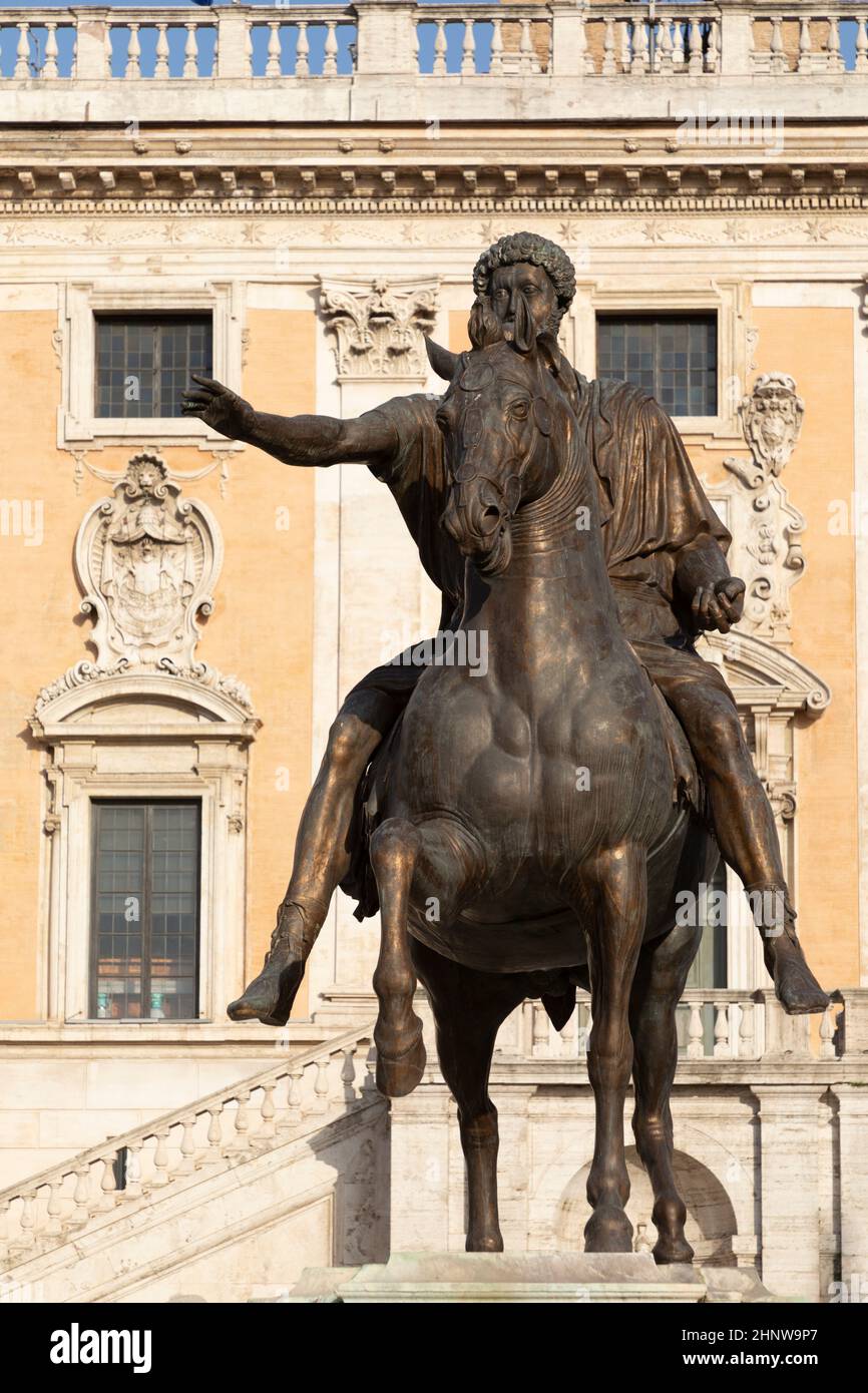 The Equestrian Statue of Marcus Aurelius is an ancient Roman equestrian ...