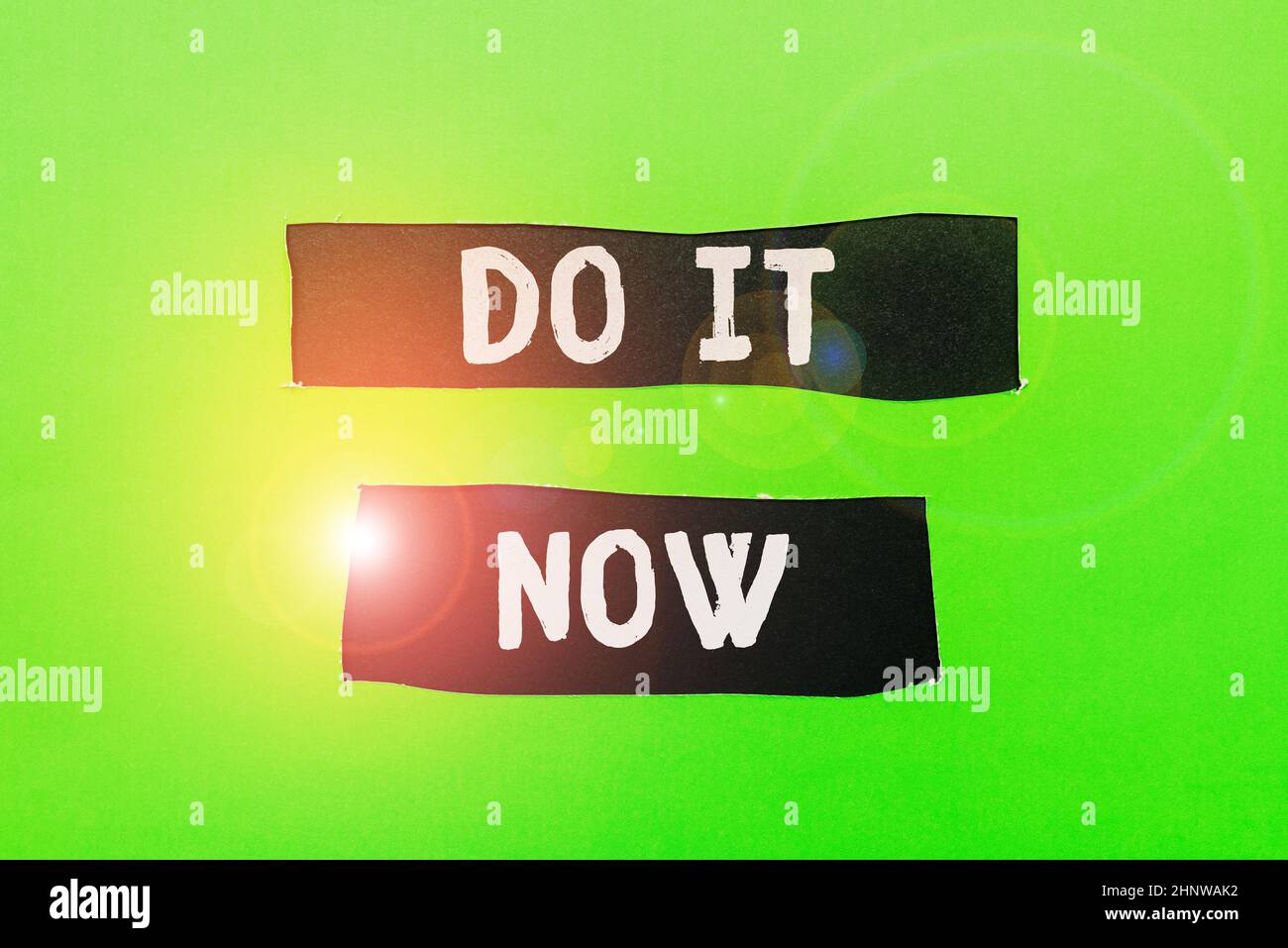 Inspiration showing sign Do It Now, Business concept not hesitate and ...
