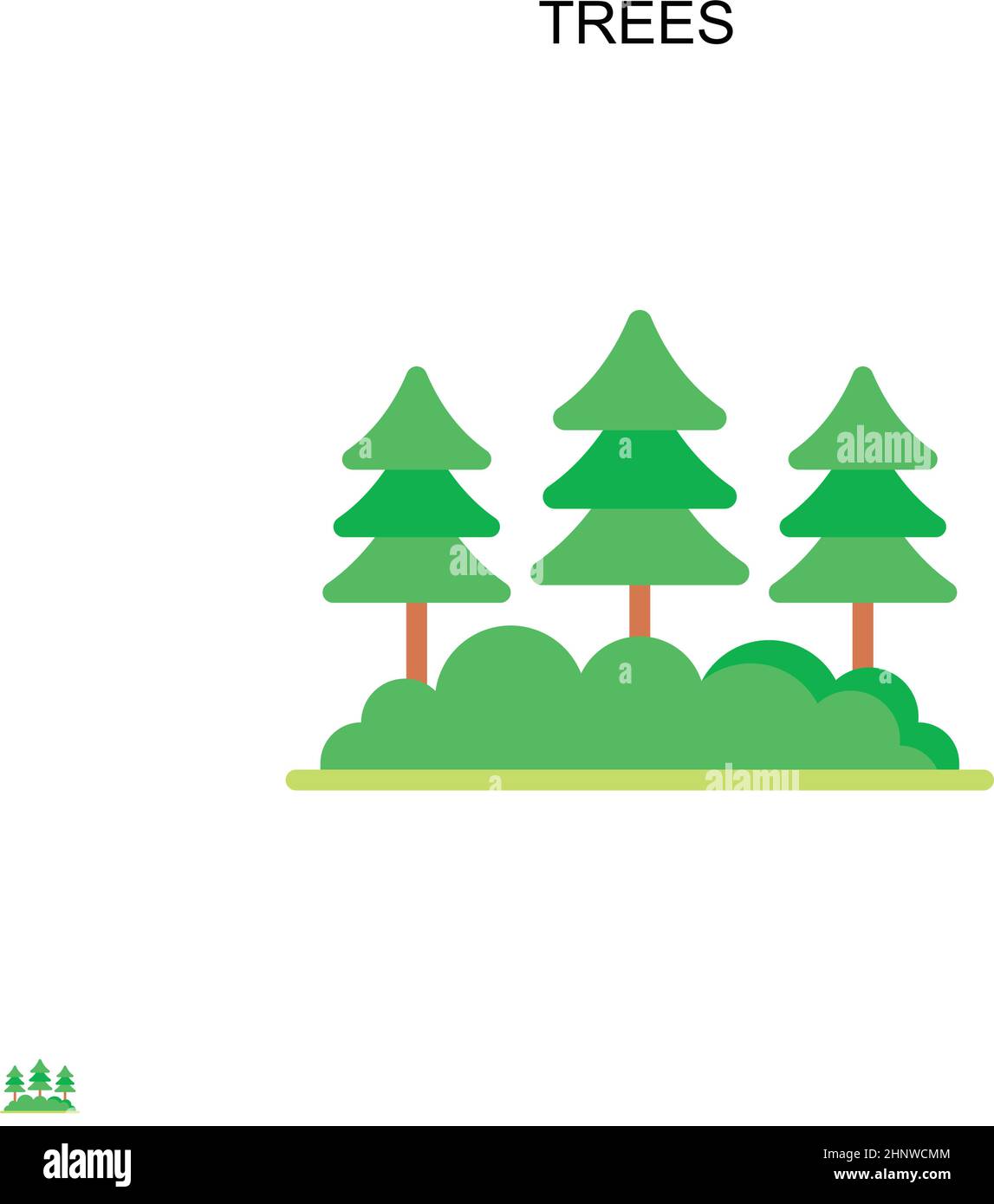 Sunlight and trees background Stock Vector Images - Alamy