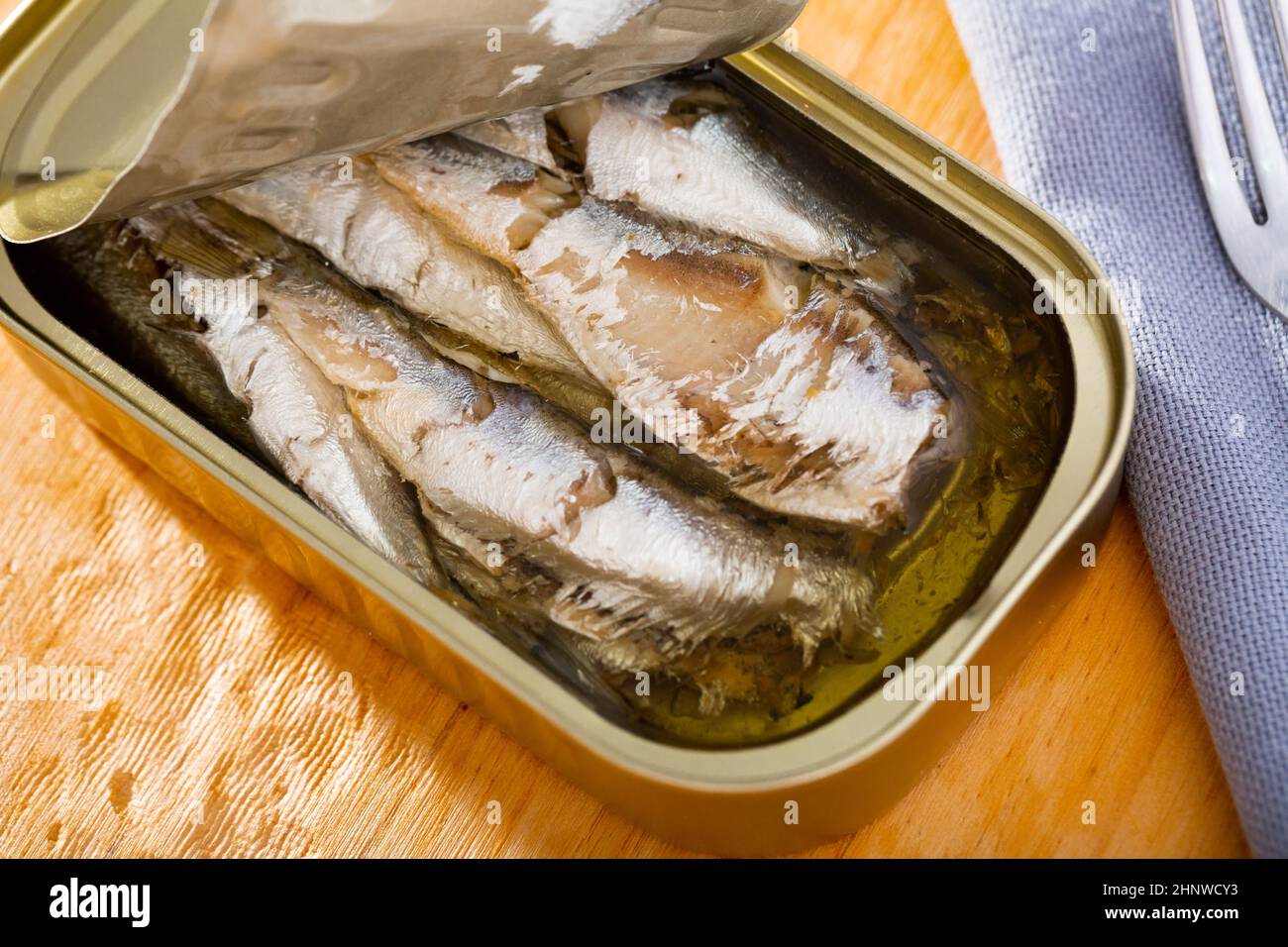 Pilchards in can hi-res stock photography and images - Alamy