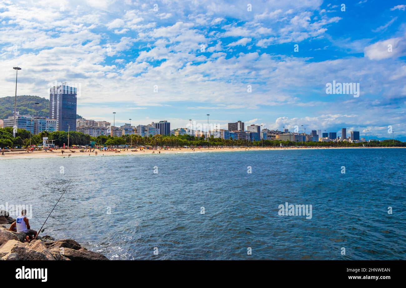 Rio de Janeiro Brazil 18. October 2020 People and tourist have fun on ...