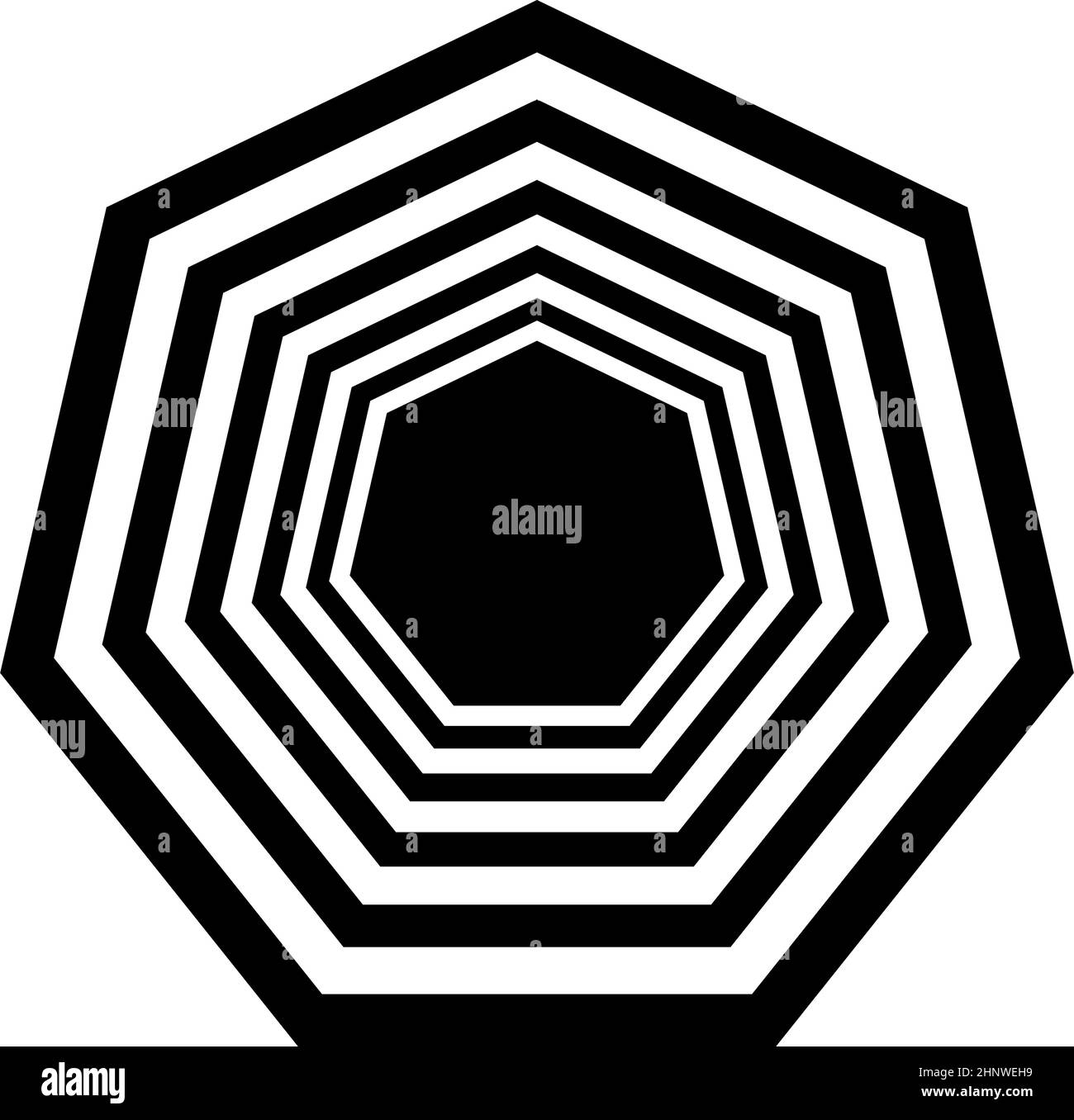 Op art, geometric element, shape - stock vector illustration, clip-art ...