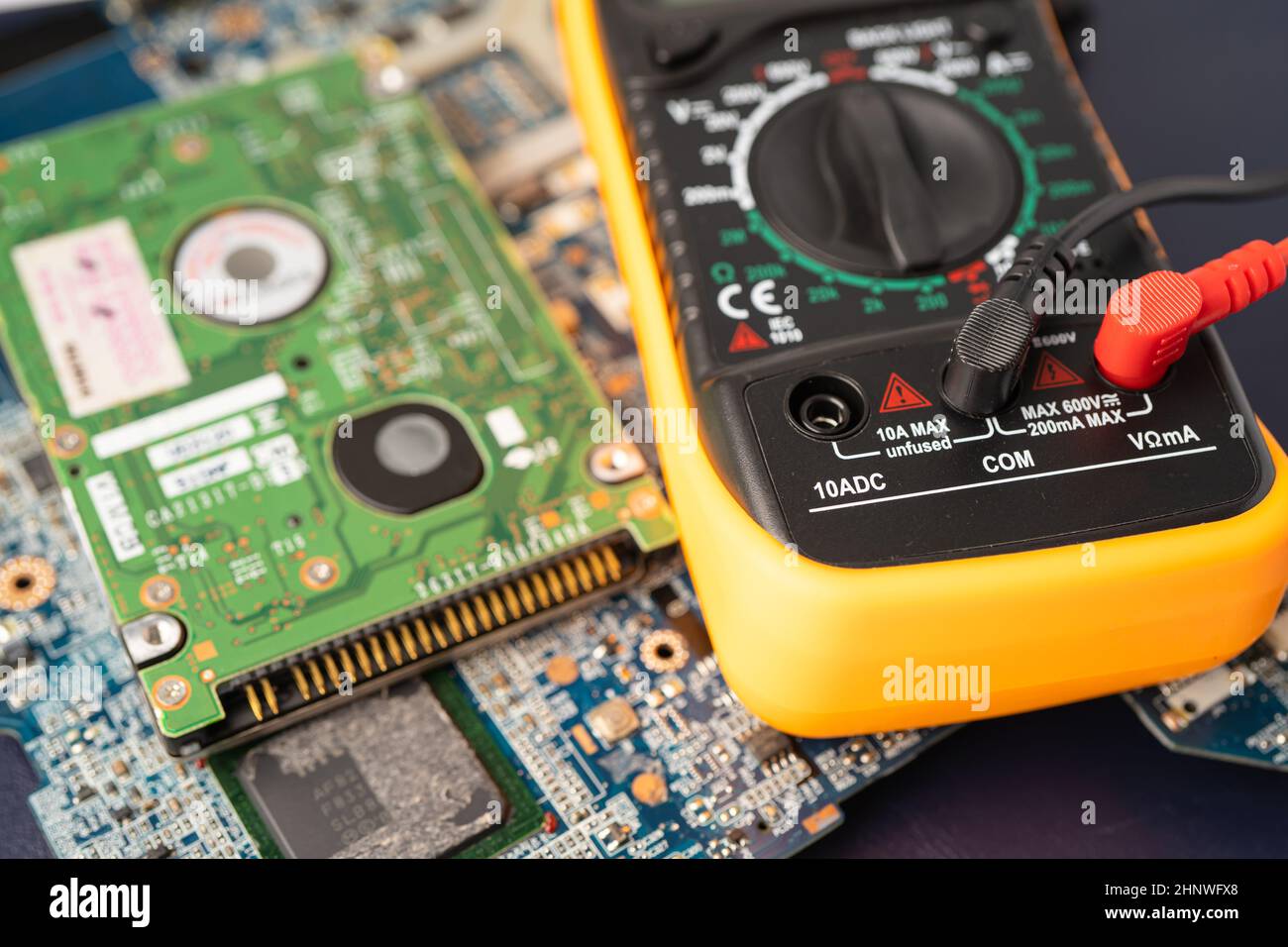 Multimeter with main board, maintenance, repairing and checking ...