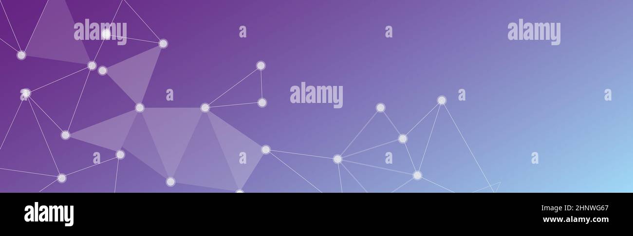 Abstract Panoramic Plexus Background With Connected Lines And Dots Geometric Plexus Effect Big