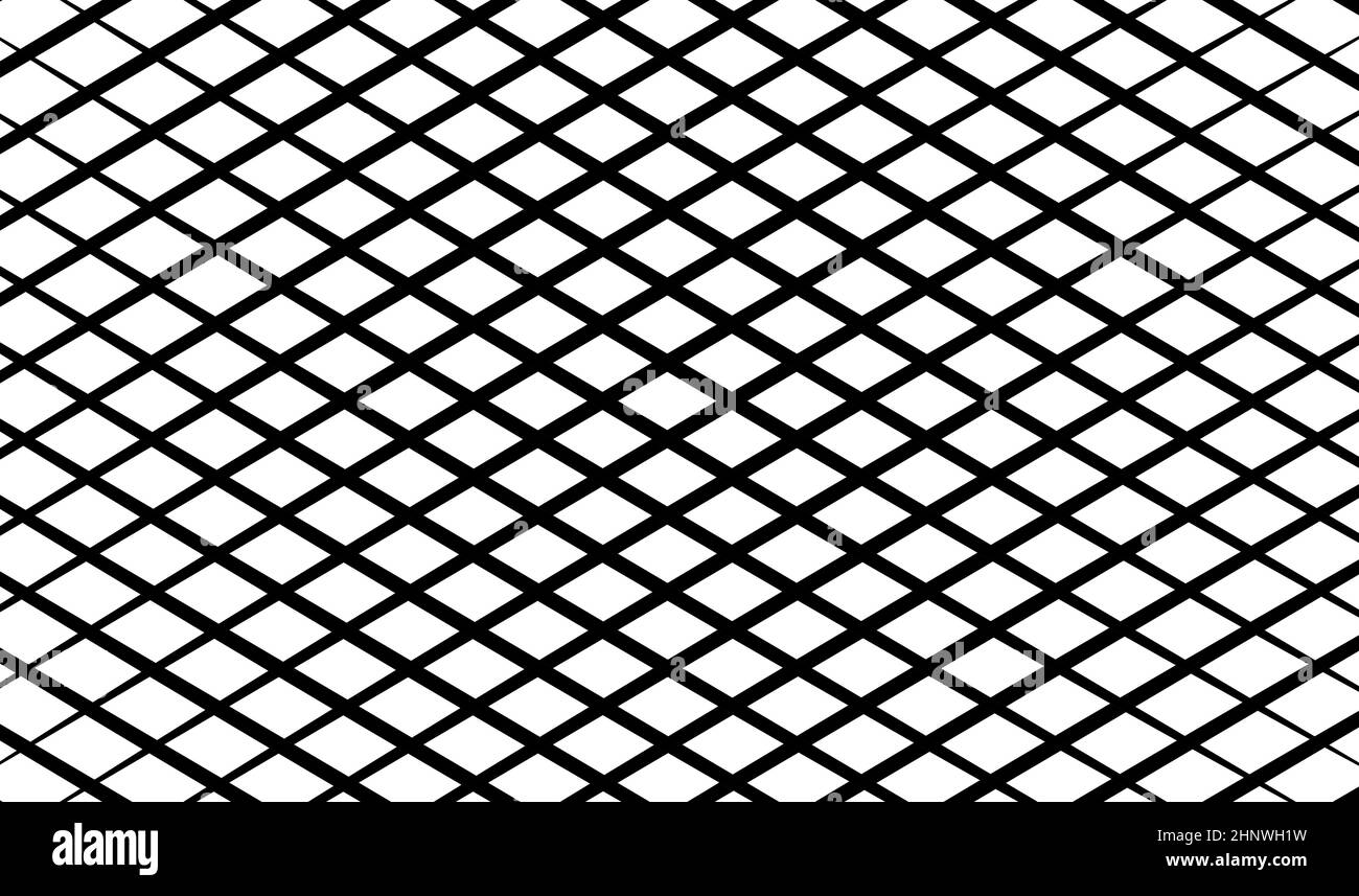 Diagonal, oblique grid, mesh pattern. Lattice, grating, trellis texture ...