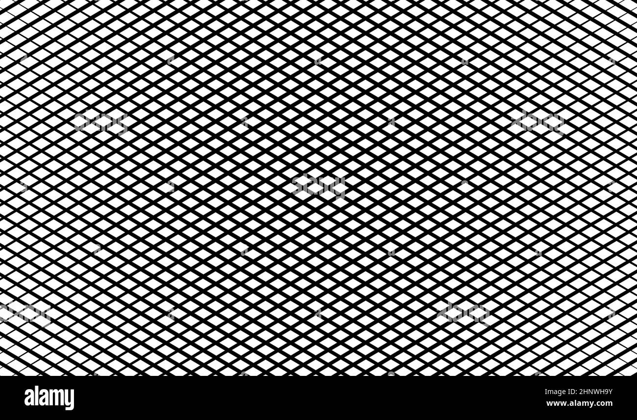 Diagonal, oblique grid, mesh pattern. Lattice, grating, trellis texture ...