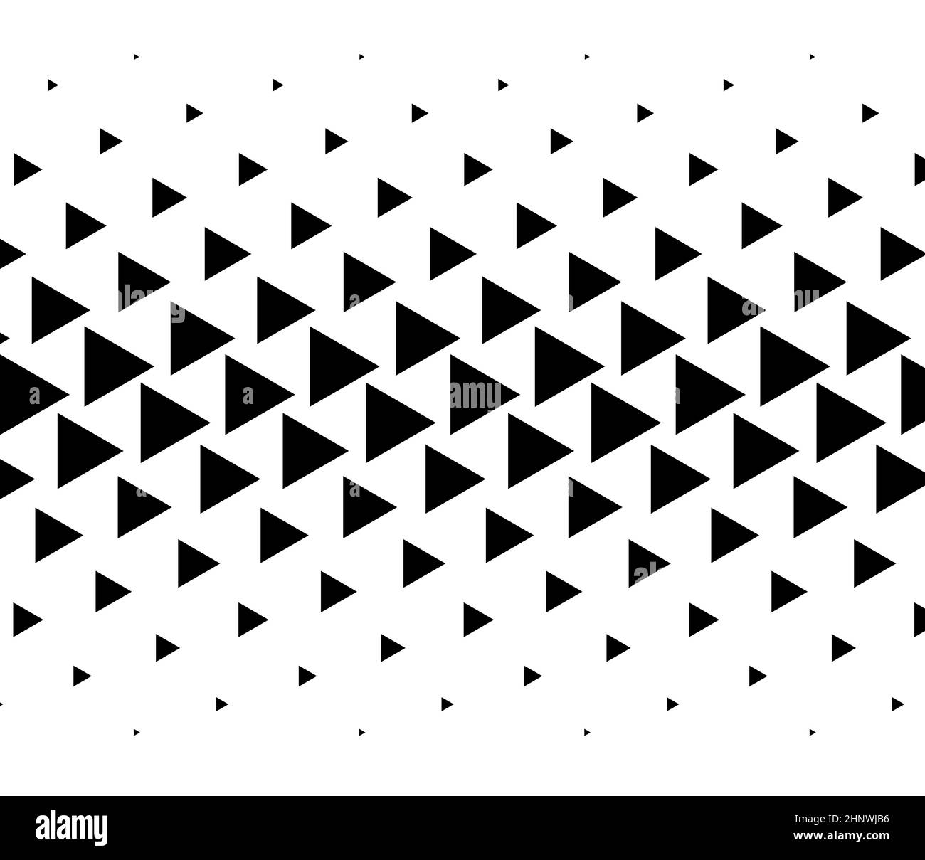 Triangle halftone texture, pattern. Geometric, angular vector design element, illustration ...