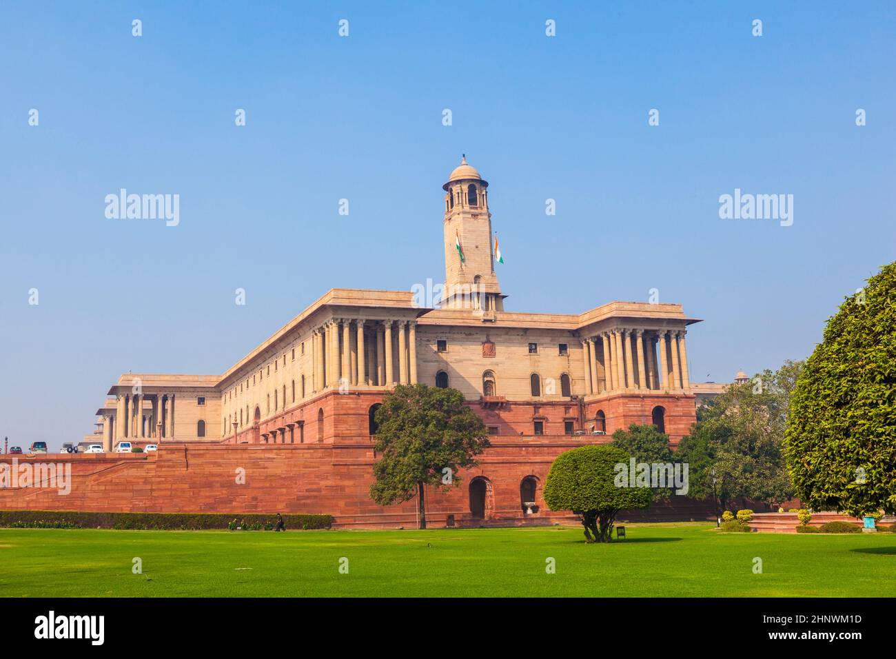 North Block of the Secretariat Building in New Delhi, the capital of ...