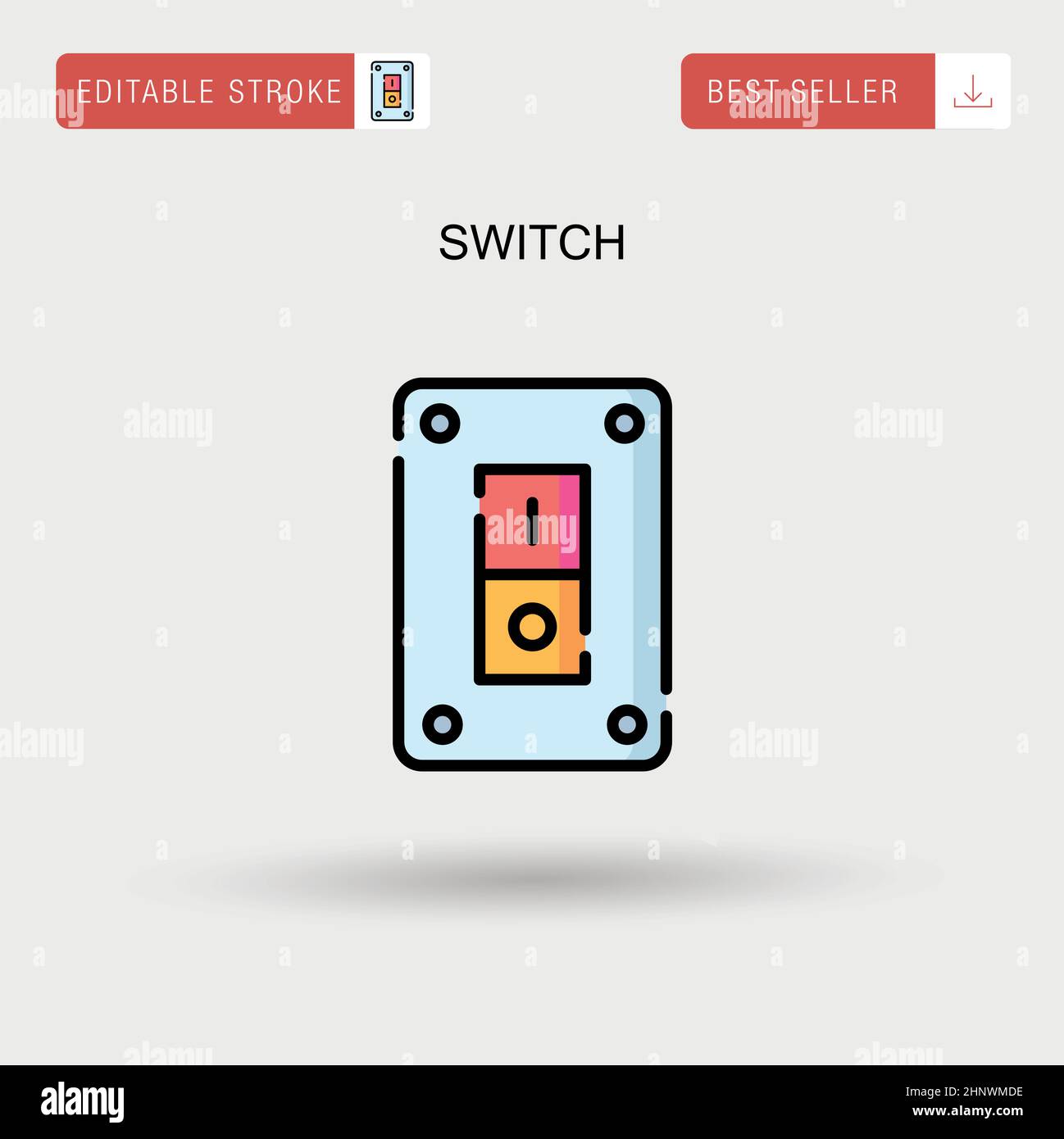 Switch Simple vector icon Stock Vector Image & Art - Alamy
