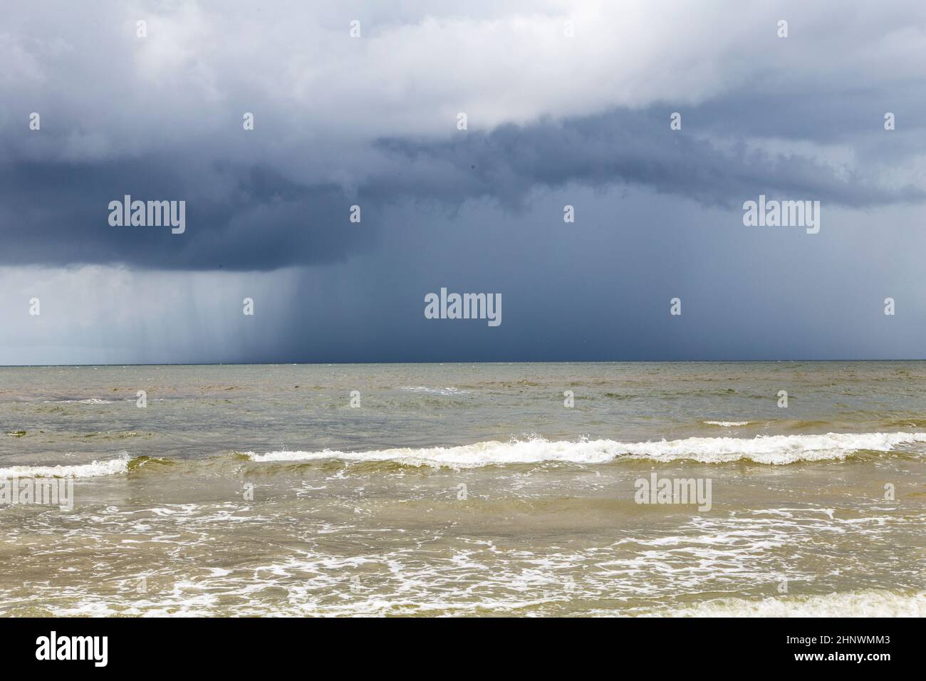 bad weather with storm at pacific ocean in Apalachicola Stock Photo - Alamy