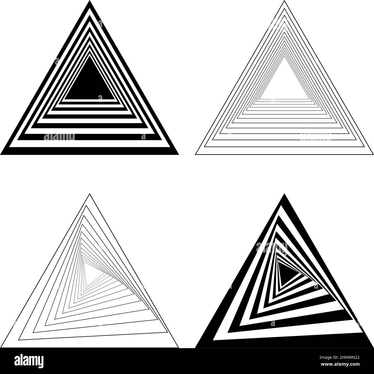 Op art, geometric element, shape - stock vector illustration, clip-art ...