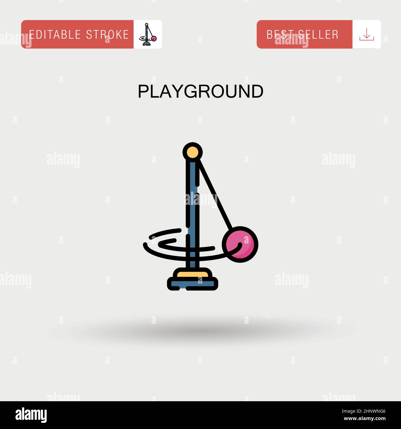 Playground Simple vector icon Stock Vector Image & Art - Alamy