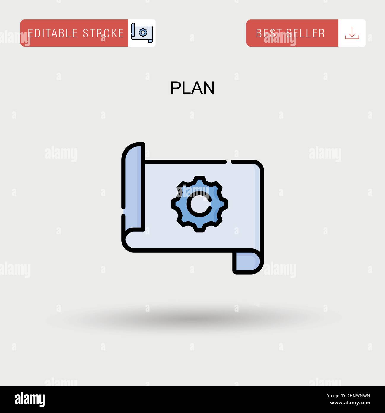 Worker plan Stock Vector Images - Alamy