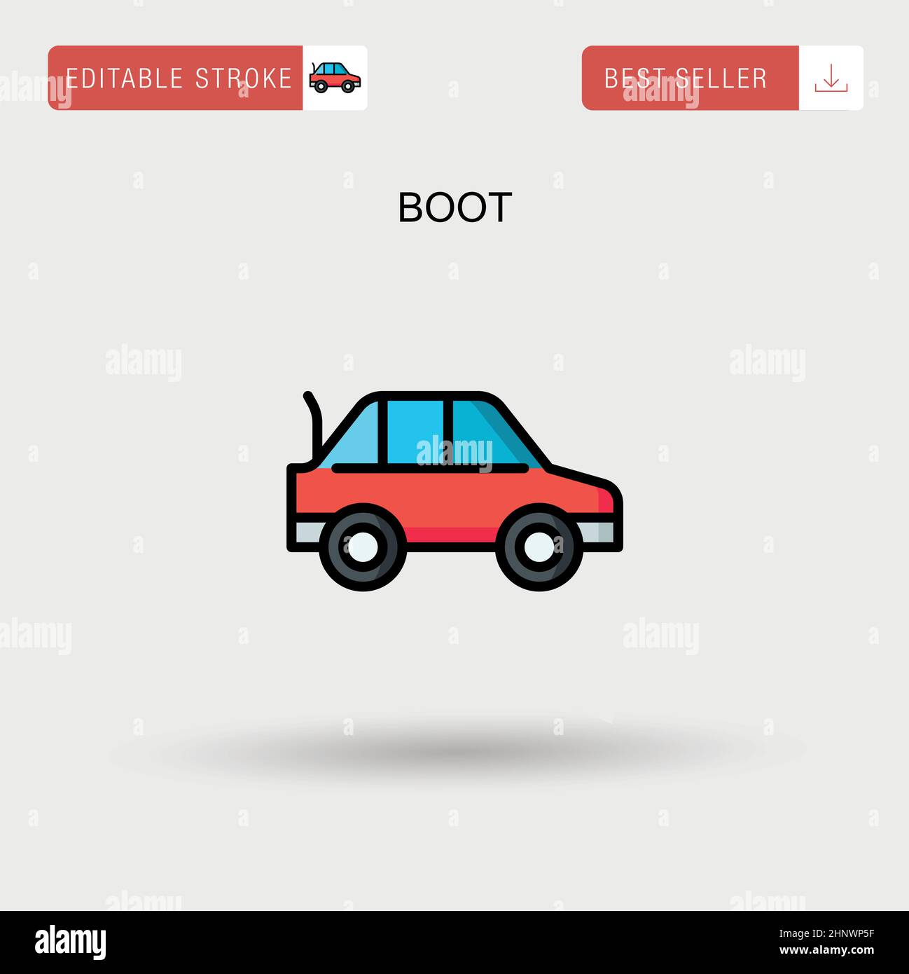 Boot Simple vector icon Stock Vector Image & Art - Alamy