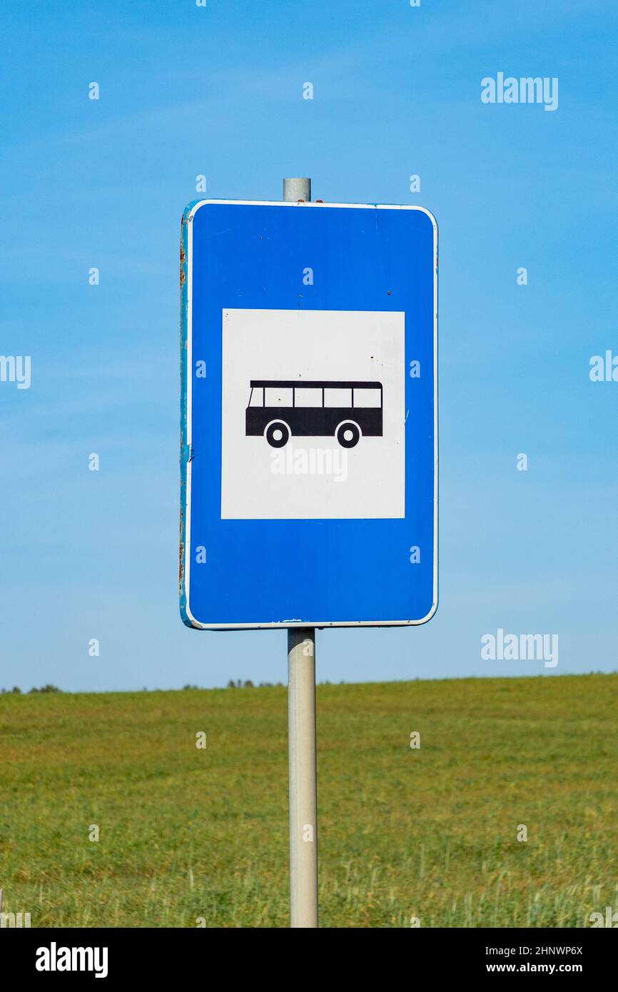 Algarve bus stop sign hi-res stock photography and images - Alamy