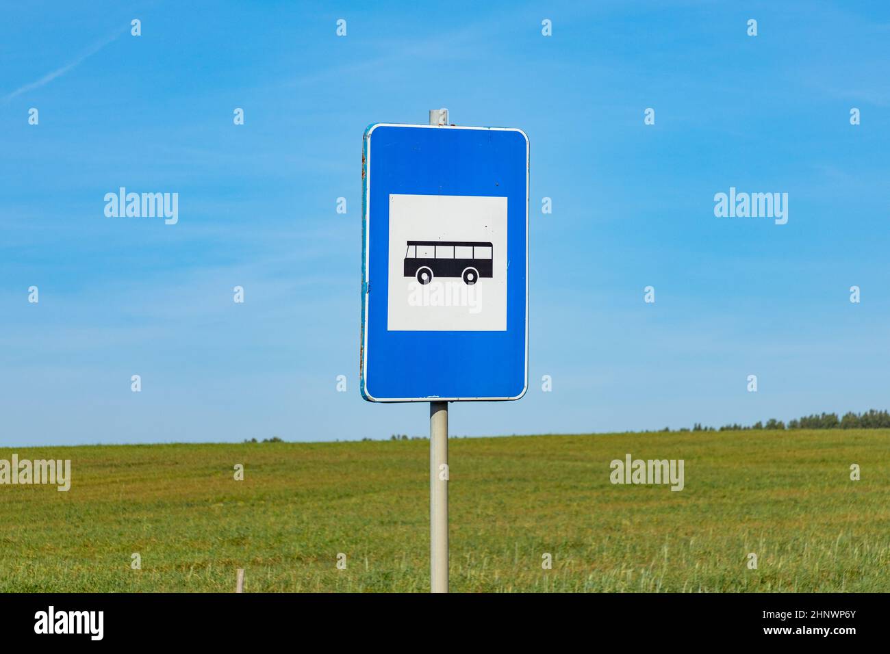 bus stop sign in rural Algarve region in Portugal Stock Photo - Alamy