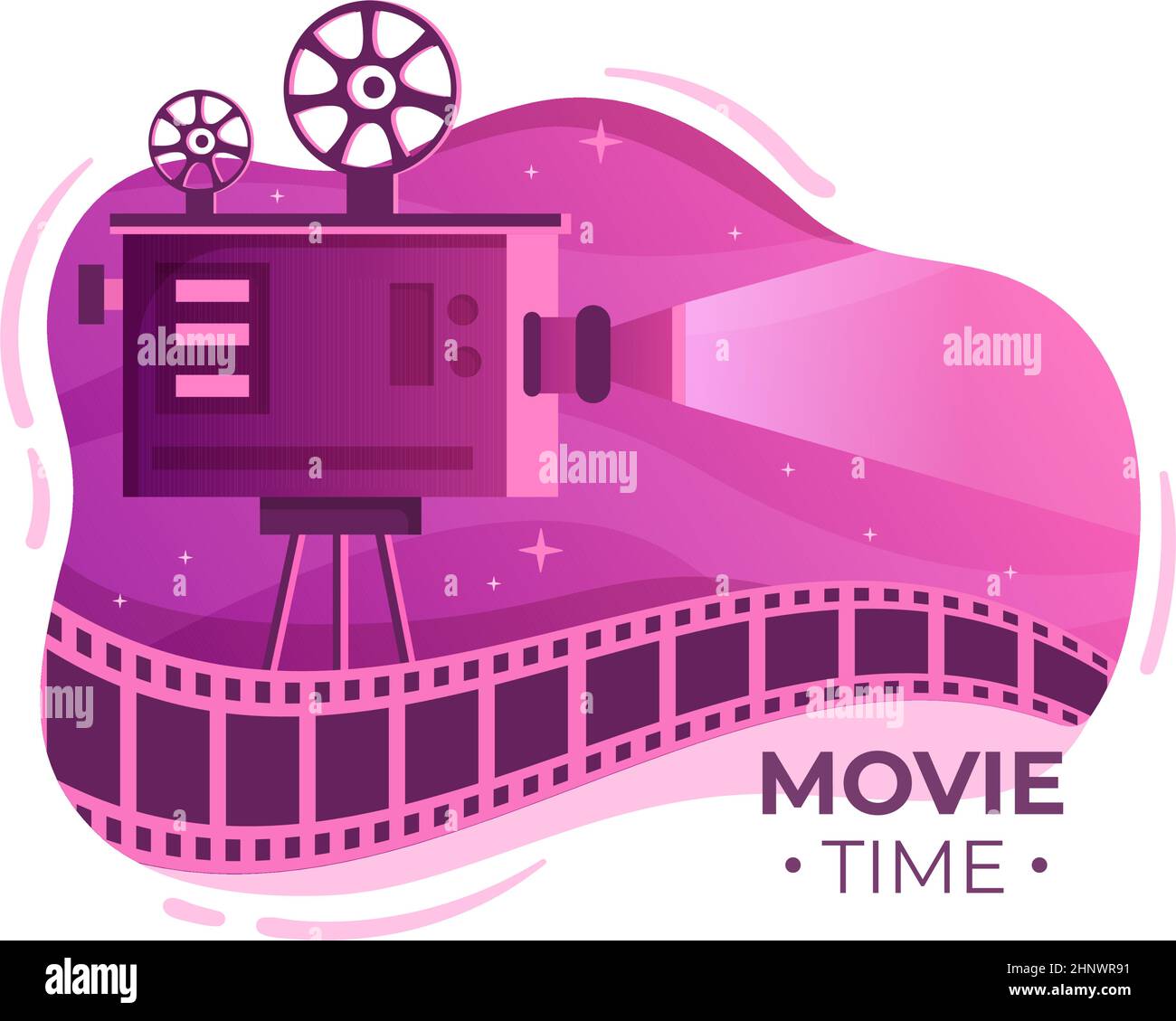 Film show Stock Vector Images - Alamy