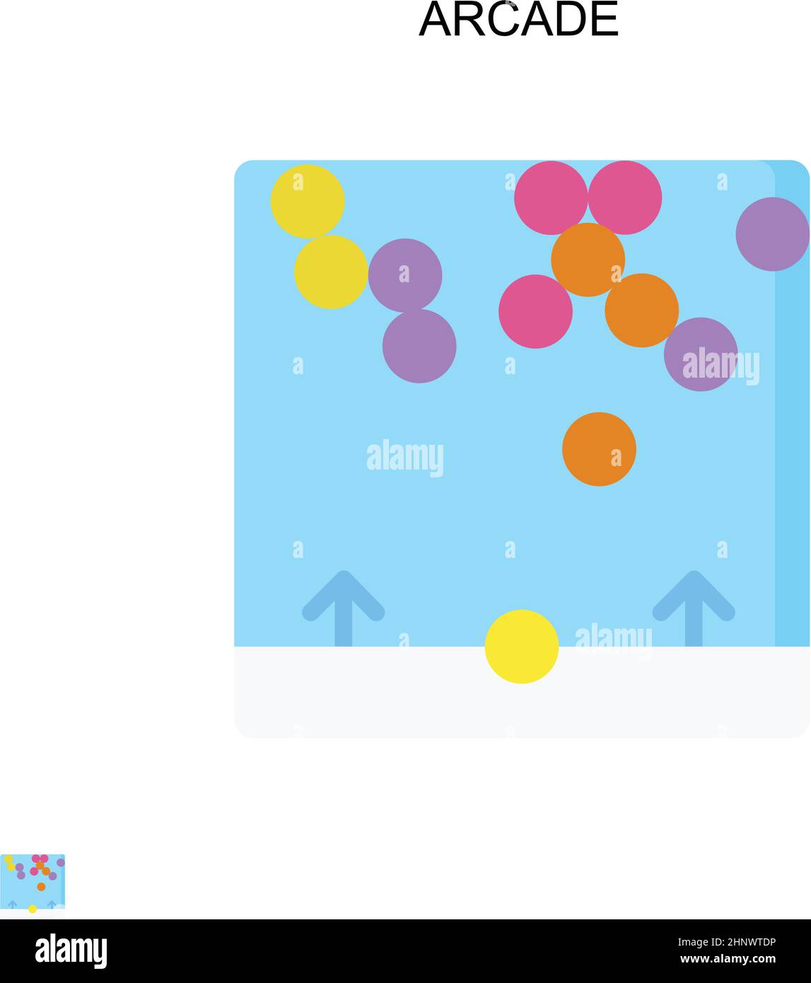 Vintage arcade screen hi-res stock photography and images - Alamy