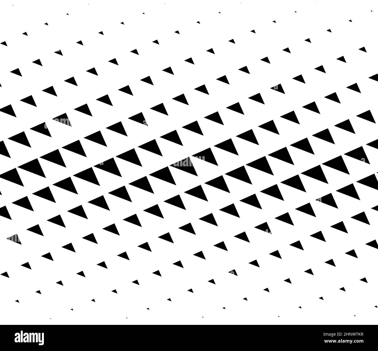 Triangle halftone texture, pattern. Geometric, angular vector design ...