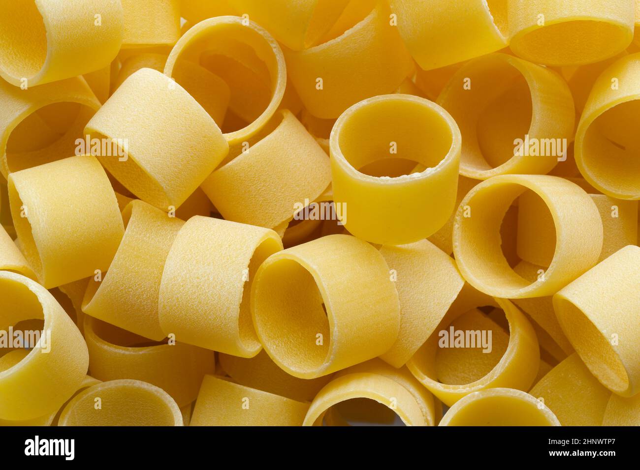 close up of traditional neopolitan calamarata pasta food background ...
