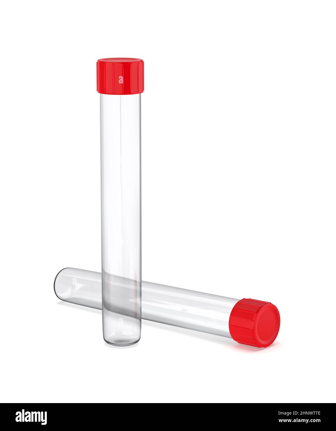4 Empty Test Tubes