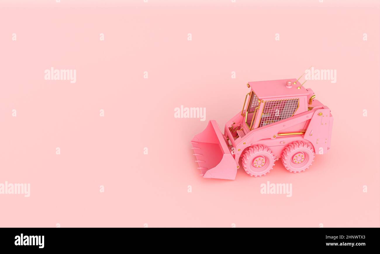 Pink Bulldozer Toy Best Selection | www.pinnaxis.com