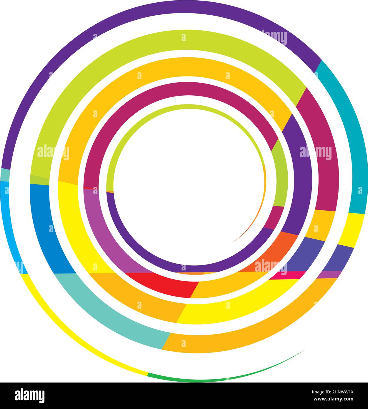 Spire, spiral, twirl and swirl vector design element - stock vector ...