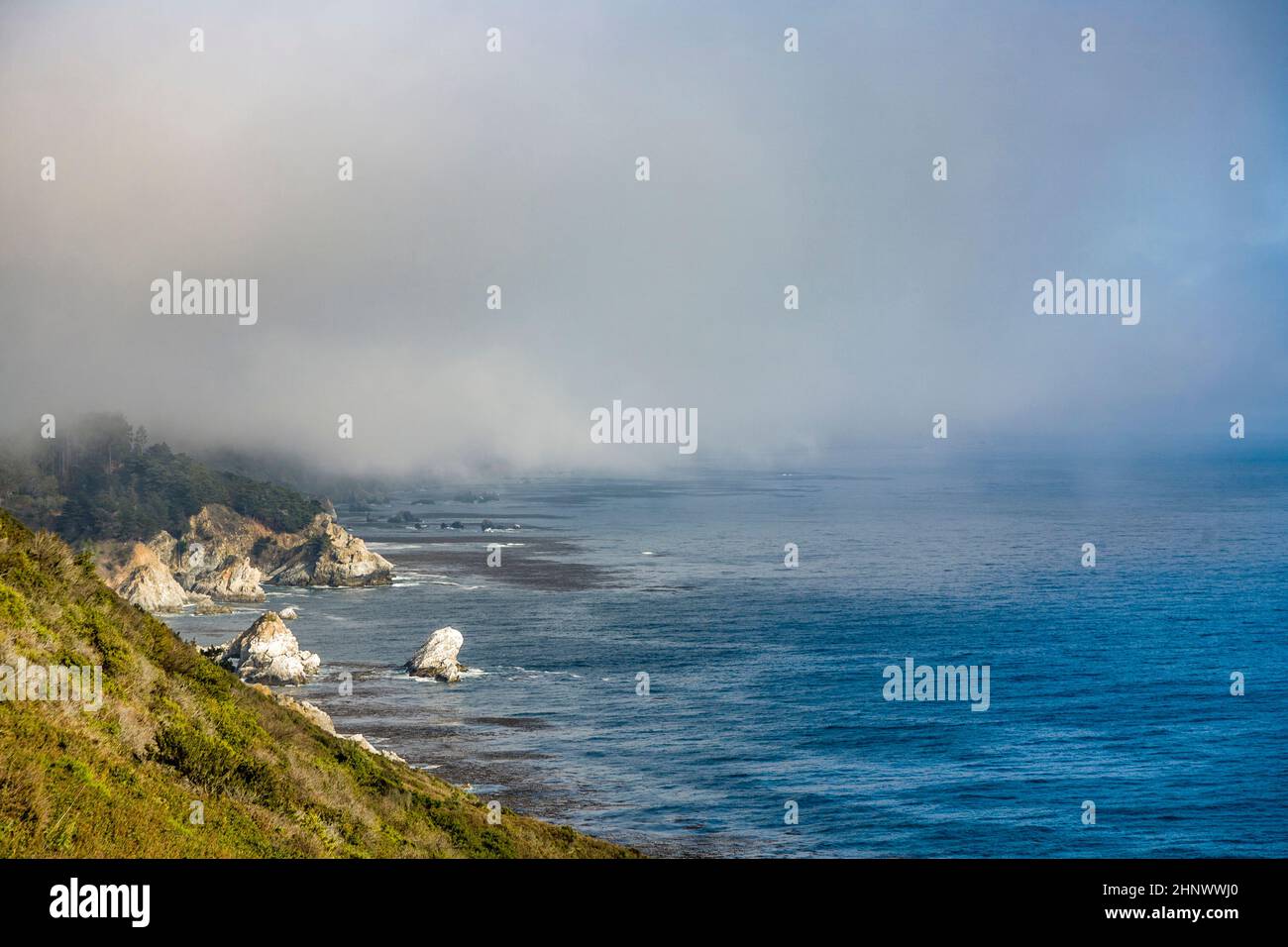 coast in fo between Pfeiffer National Park and Pacific Valley at Route ...