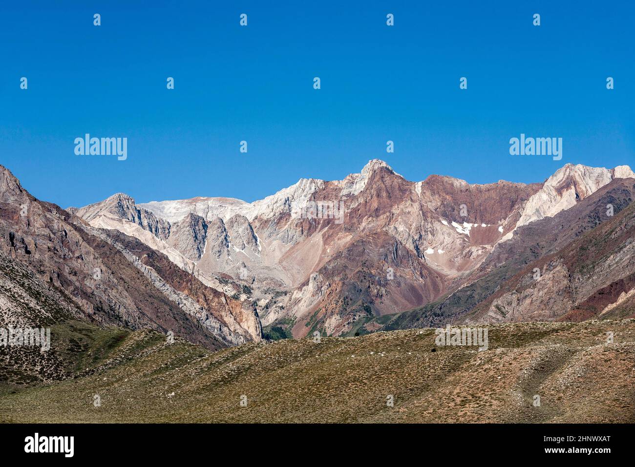 view to Mount Baldwin from Mammouth area Stock Photo - Alamy