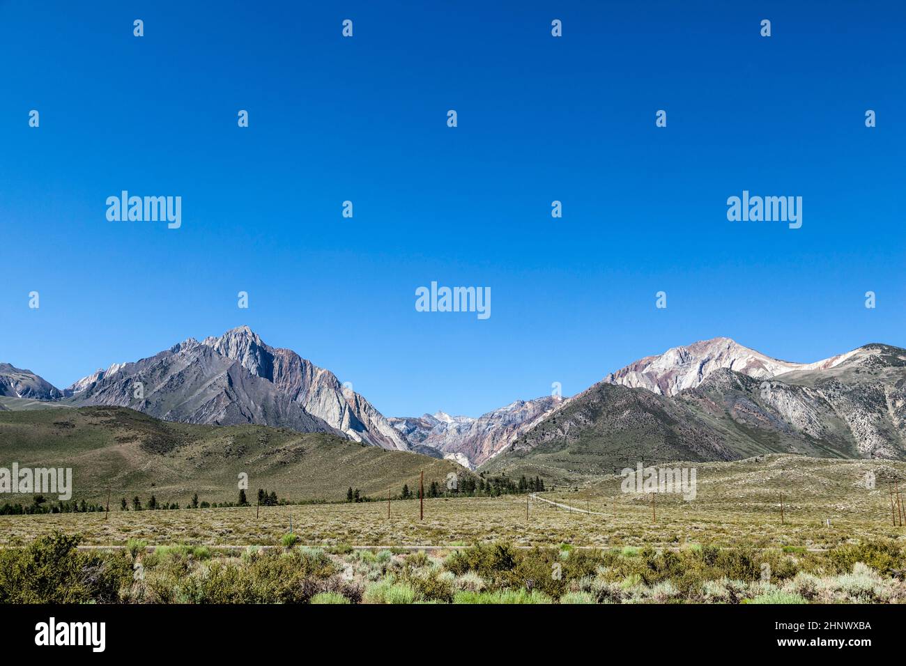 view to Mount Baldwin from Mammouth area Stock Photo - Alamy