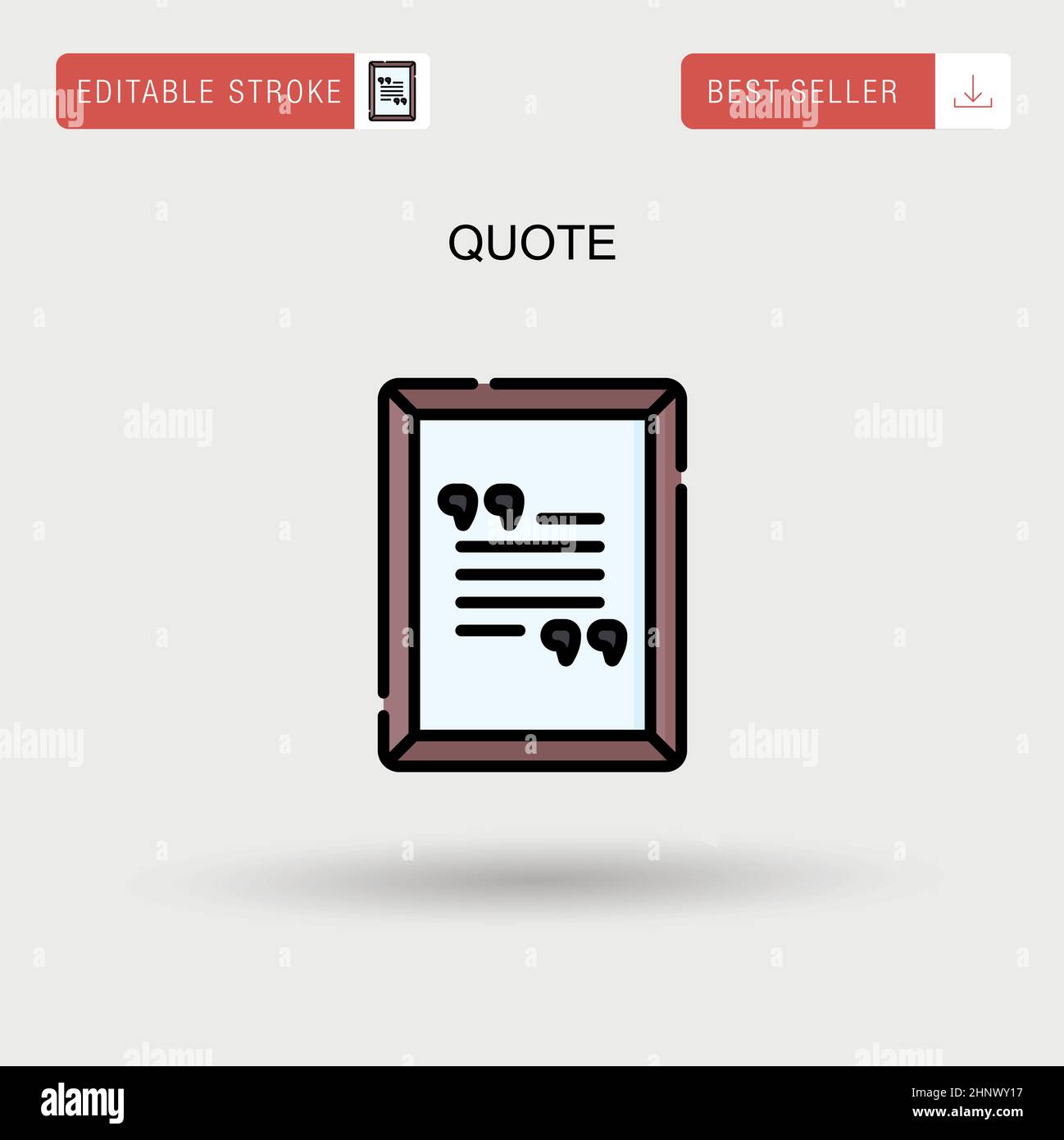 Quotation frame message quote memo hi-res stock photography and images ...