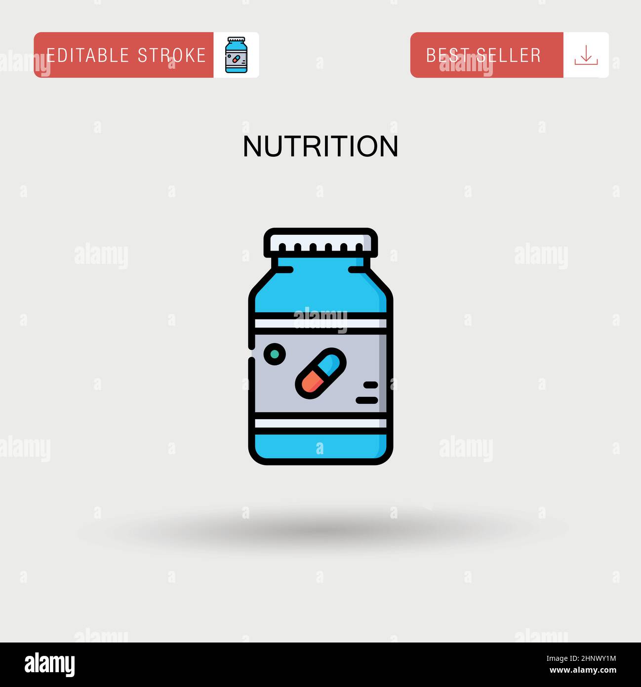 Nutrition Simple vector icon Stock Vector Image & Art - Alamy