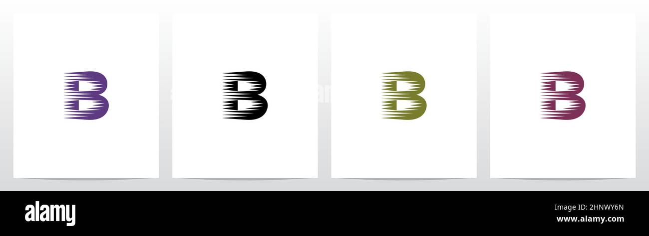 Microphone On Letter Logo Design B Stock Vector Image & Art - Alamy