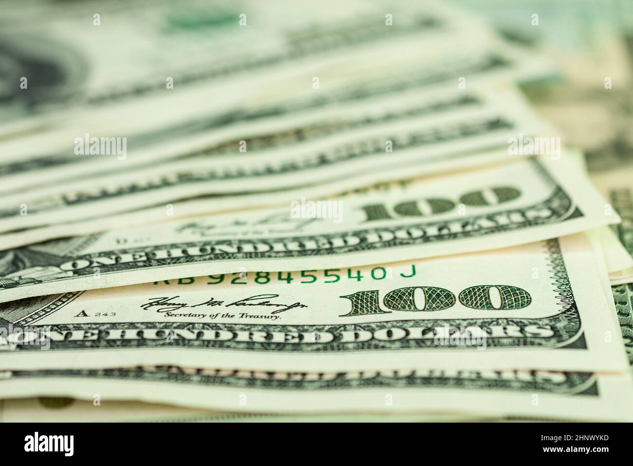 100 hundreds american money banknotes hi-res stock photography and ...